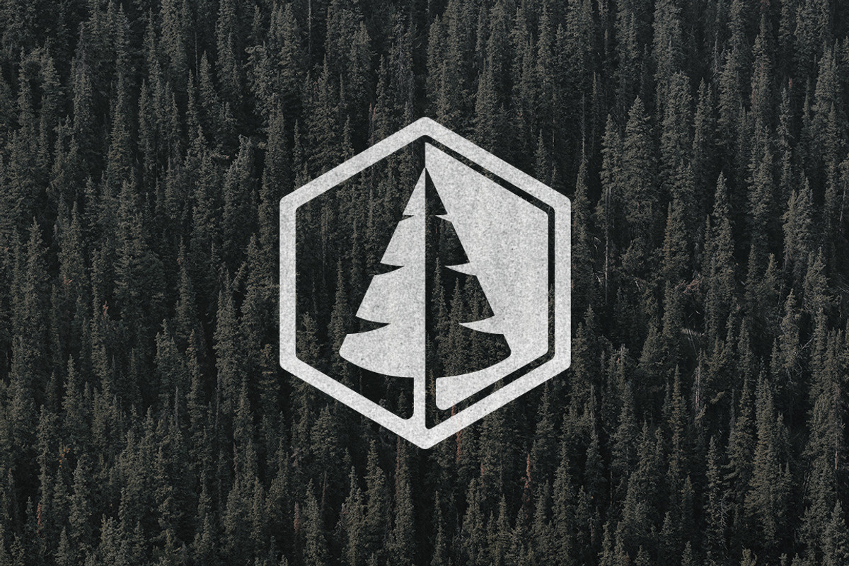 Pine Tree Logo, a Branding & Logo Template by M. E. Smith Design
