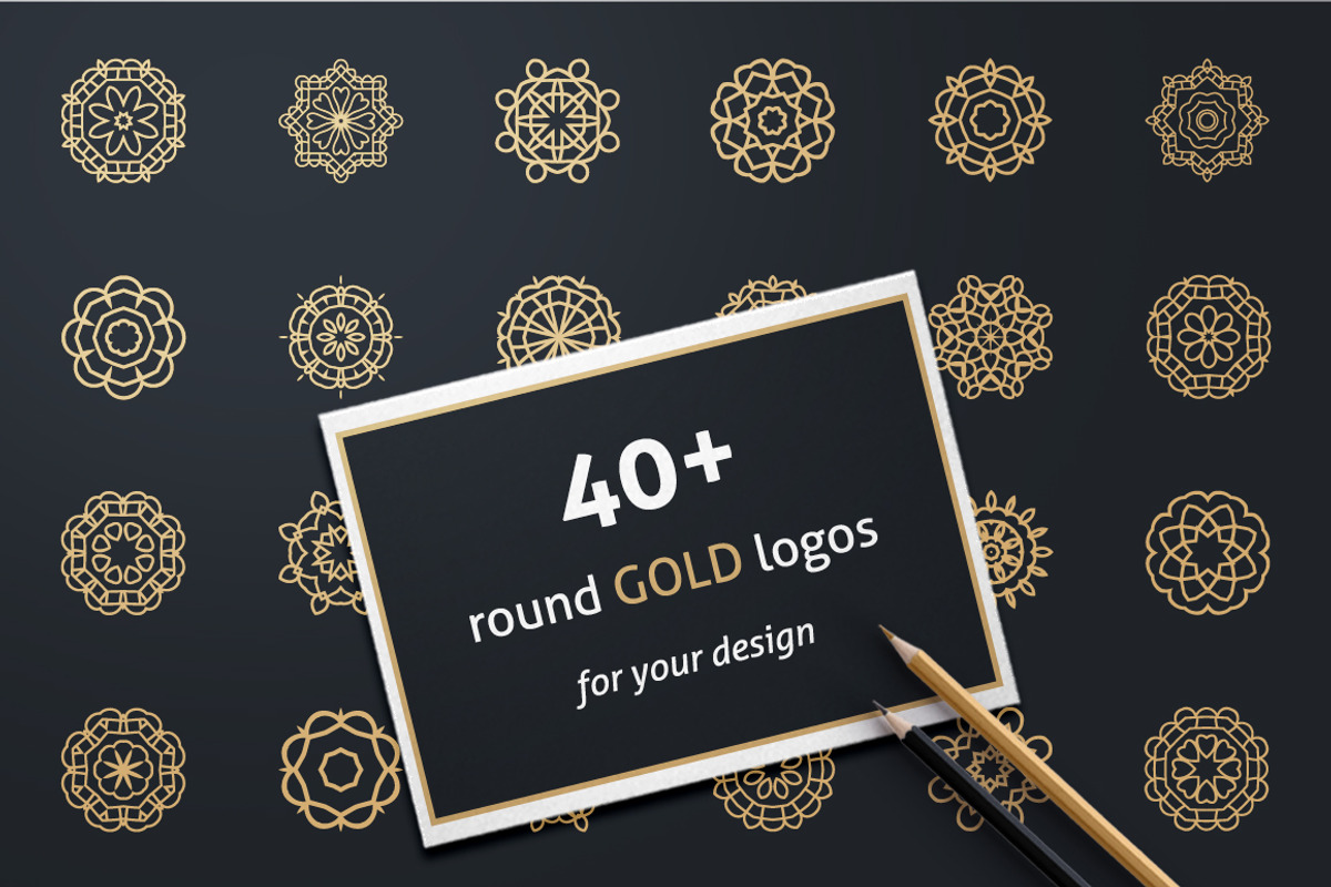 40+ GOLD LOGOS, a Branding & Logo Template by Wewhitelist
