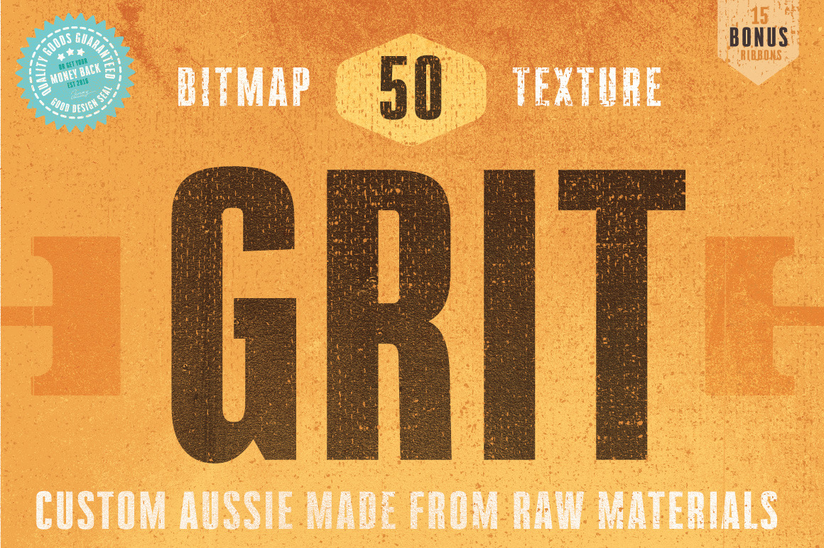 50 Fine Grit Bitmap Textures, a Texture Graphic by Jeremy Mura