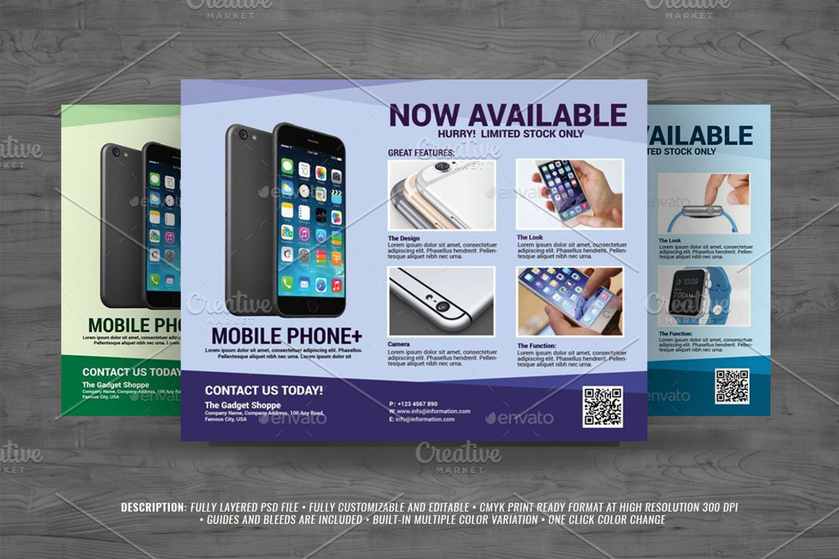 Multipurpose Product Showcase Flyer, a Flyer Template by PSDPixel