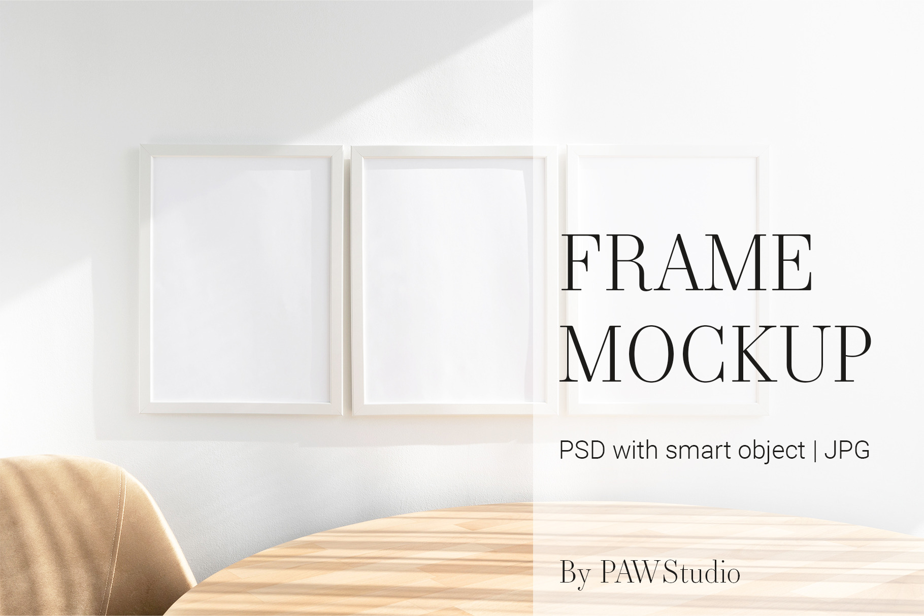 Photo Frame Mockup 3x4, a Product Mockup by PawMockups | Creative Market
