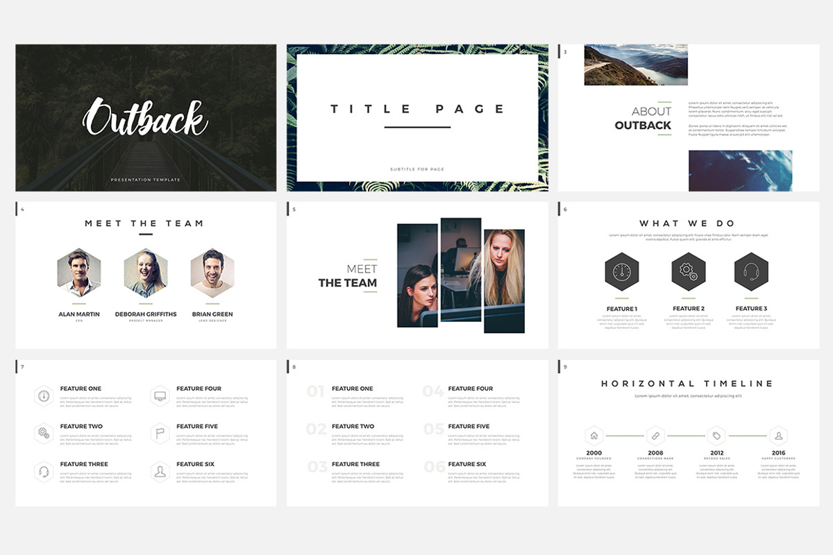 Outback - Presentation Template, a Presentation Template by Medialoot