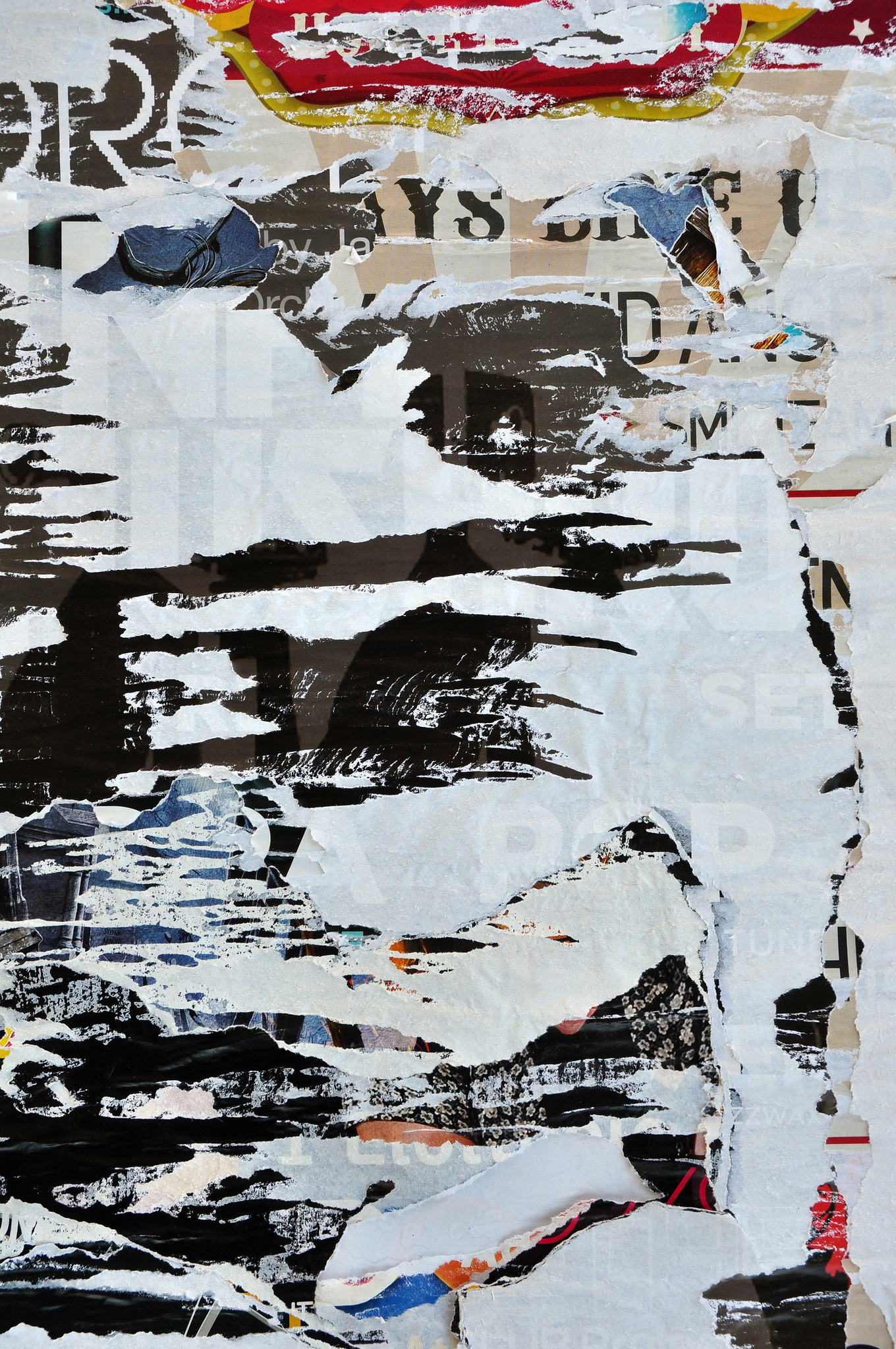 Ripped Posters Background, an Abstract Photo by sirylok