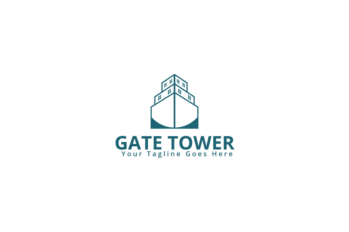 Gate Tower Logo Template, a Branding & Logo Template by Logo20
