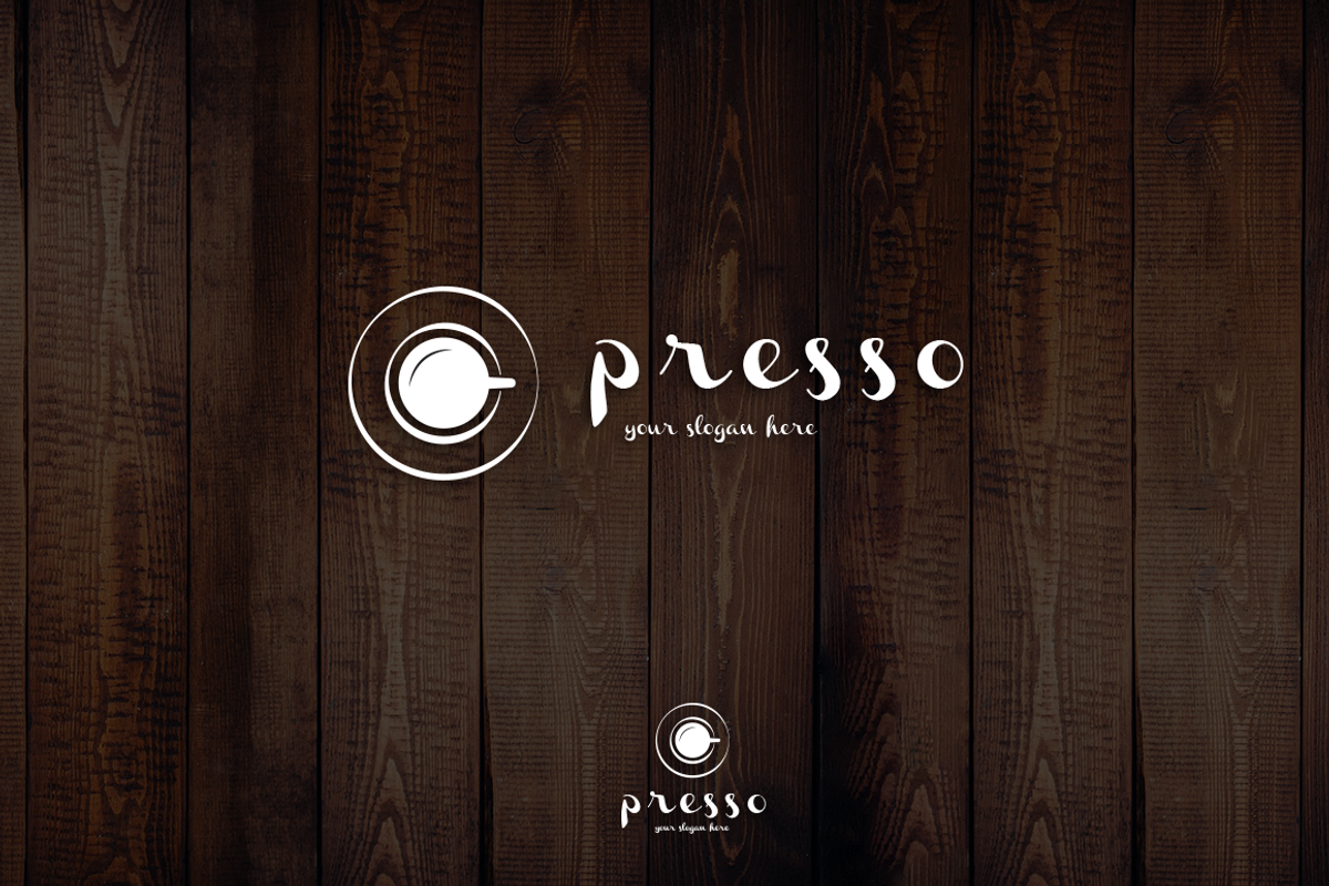 Presso Logo, a Branding & Logo Template by Seduco digital