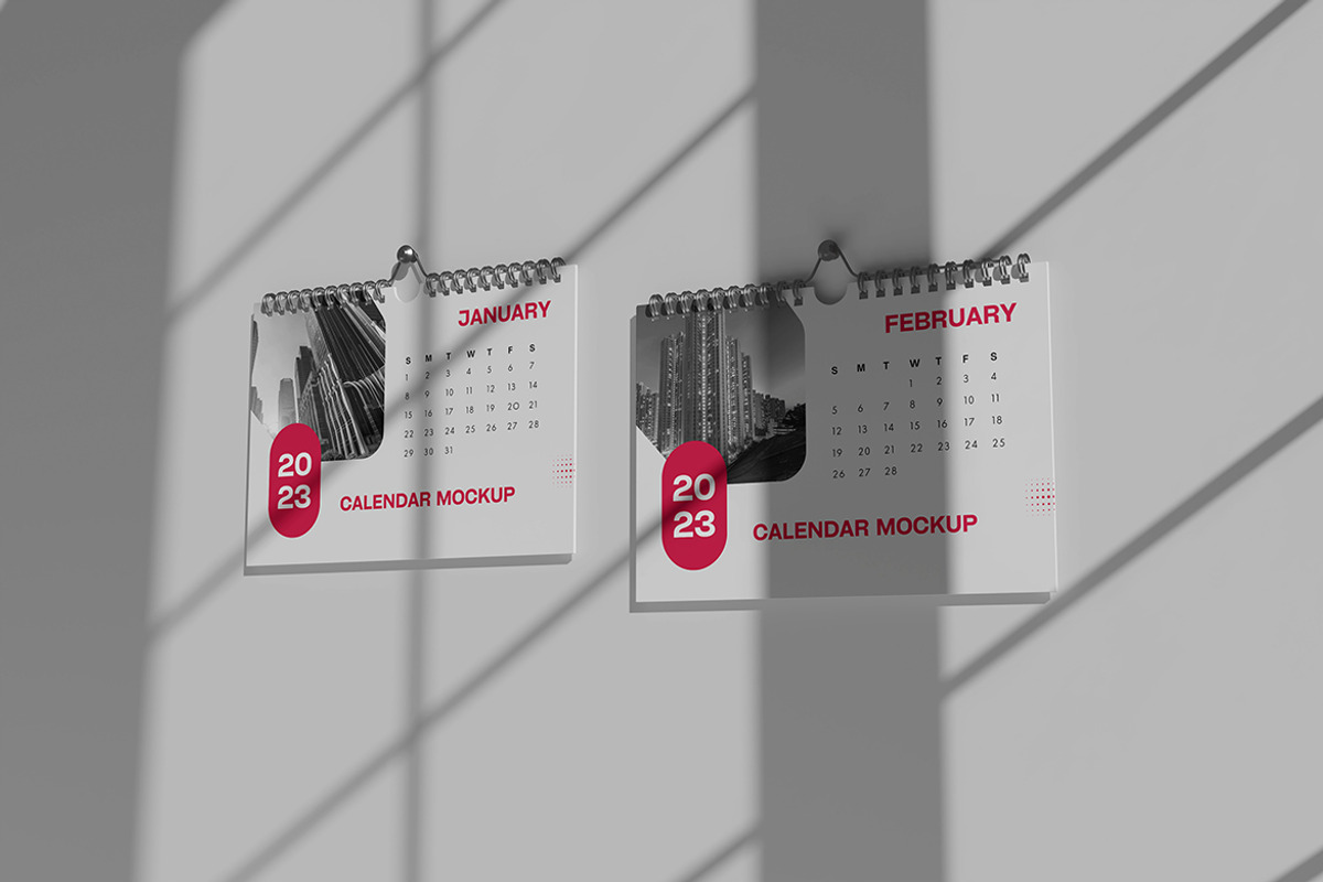 Calendar Mockup, a Books & Magazine Mockup by bimockup | Creative Market