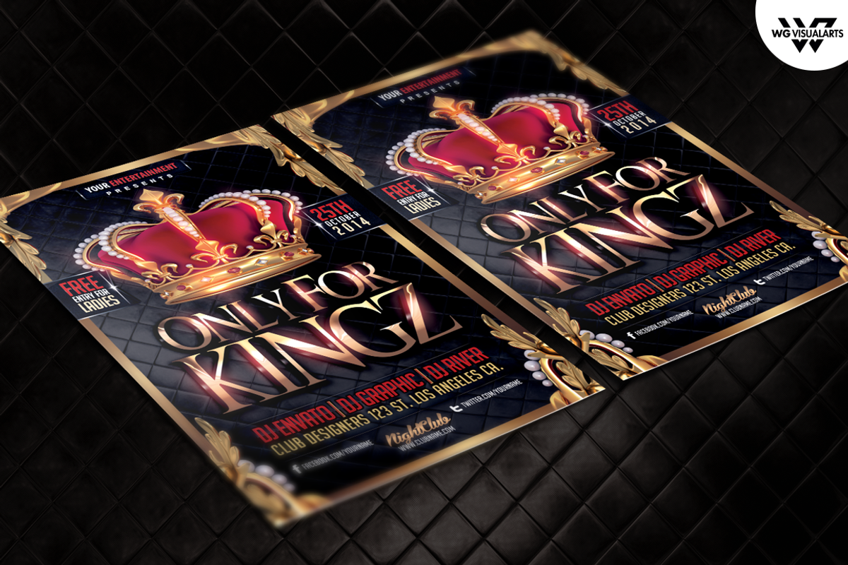 ROYAL KING Flyer Template, a Flyer Template by WG DESIGN