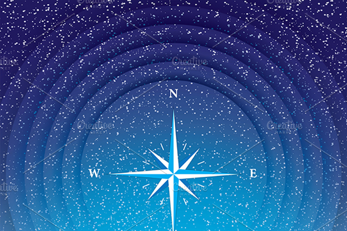 Compass, an Illustration by gigello