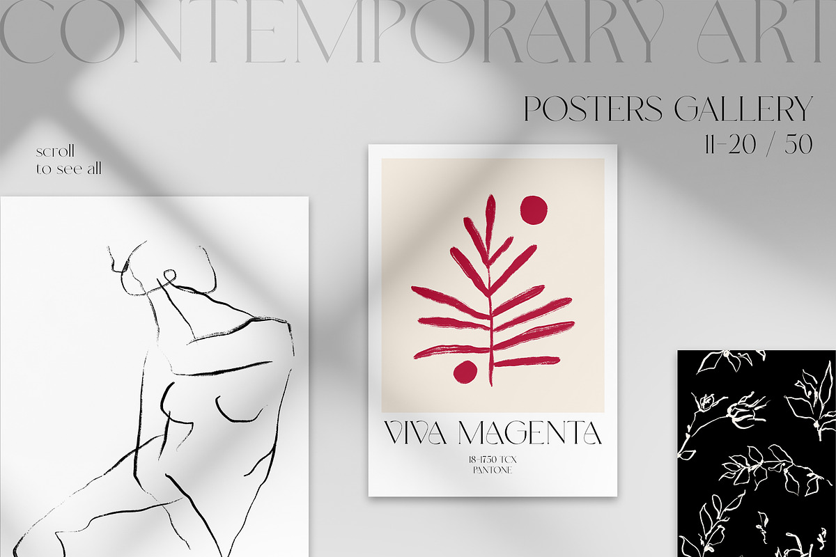 CONTEMPORARY ART POSTERS gallery