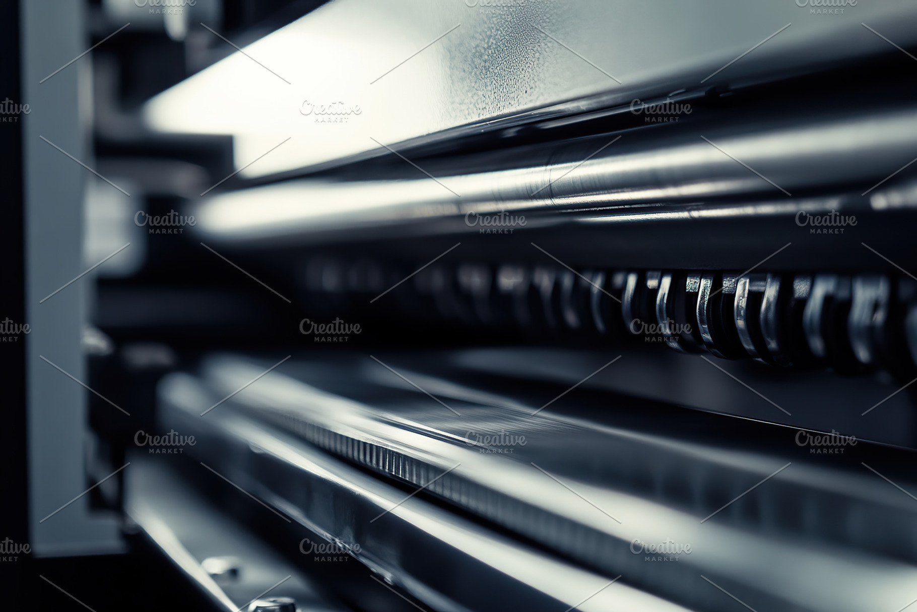 Closeup of office printer, scanner, laser copy machine, a Technology ...