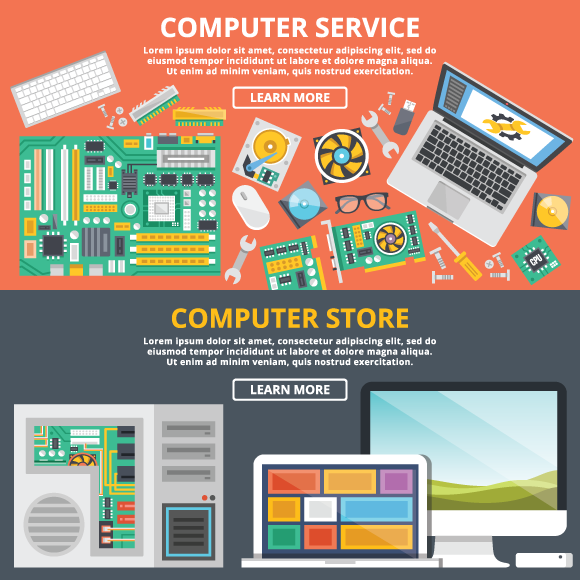 Computer service, Computer Store, a Templates & Theme by Magurok