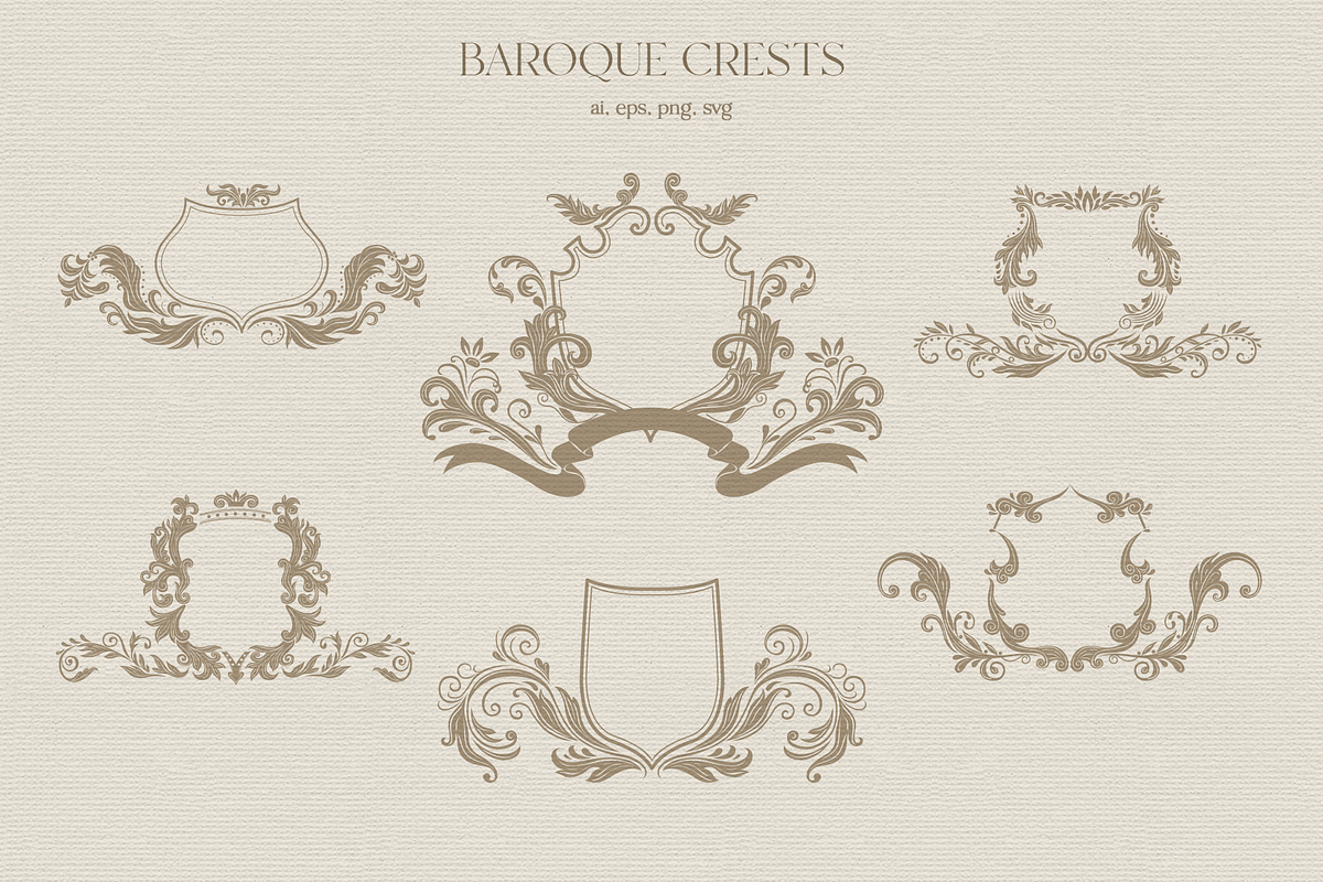 Wedding Monogram Creator. Crests., a Decorative Illustration by Designwork