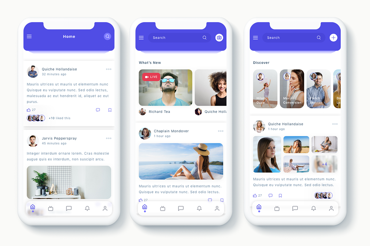 Susen - Social Network App UI Kit, an App Template by Betush
