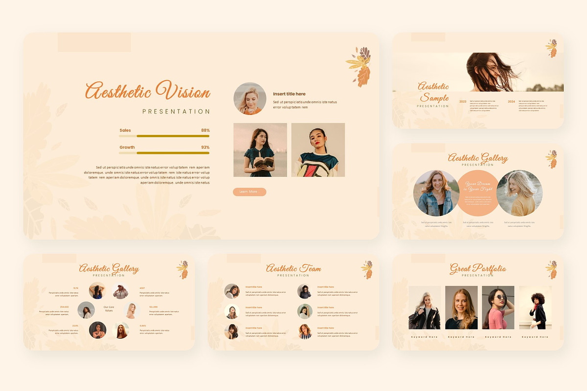 Aesthetic Powerpoint, a Presentation Template by NecrolitSlide