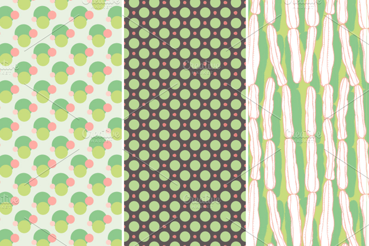 9 Vector seamless patterns, a Pattern Graphic by Graphic Box