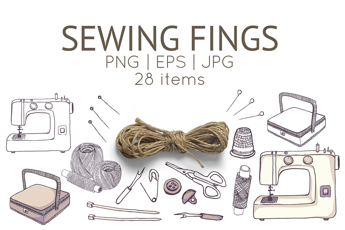 Sewing things, an Object Graphic by Karina.sketch