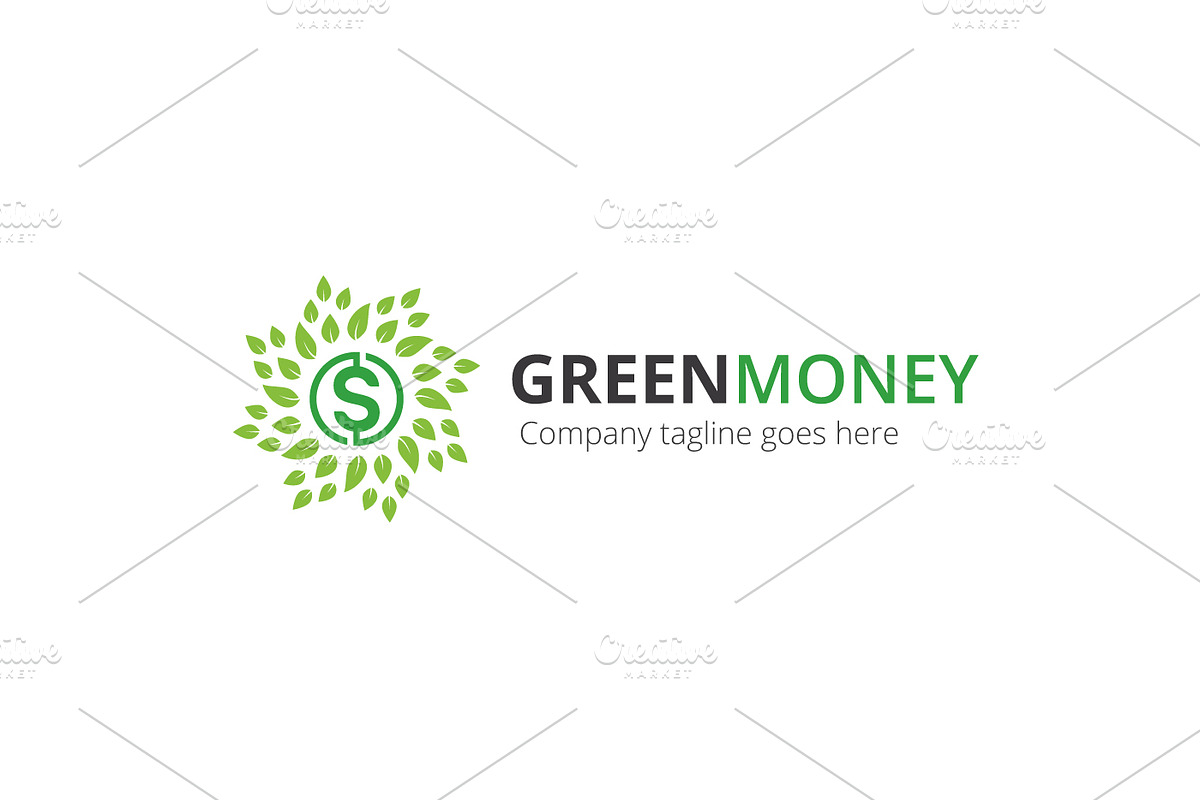 Green Money Logo, a Branding & Logo Template by XpertgraphicD