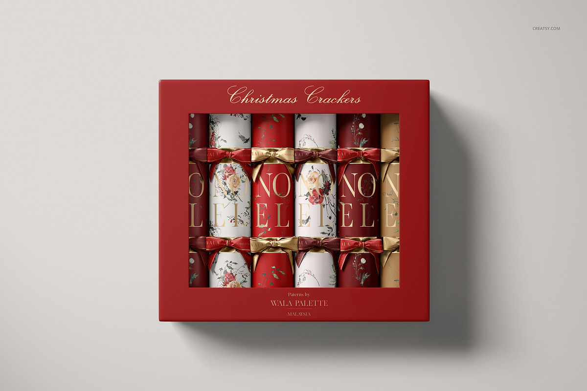 Christmas Cracker Mockup Set, a Packaging Mockup by creatsy5