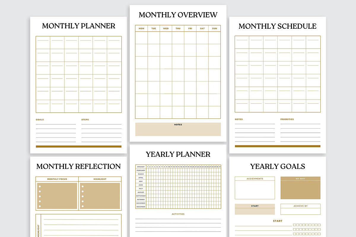 Dream Life Ultimate Planners CANVA, a Stationery Template by Graphic ...