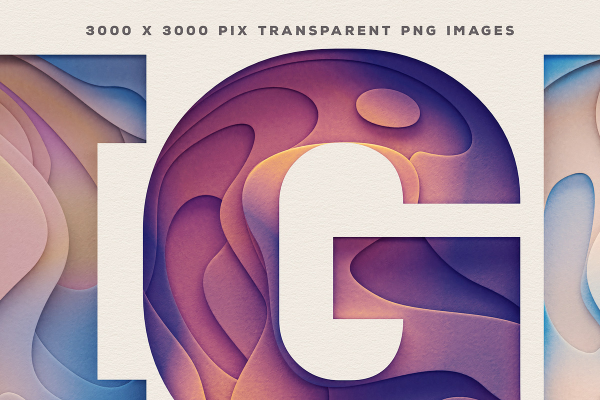 Color Paper - 3D Lettering, a Graphic by MIIM