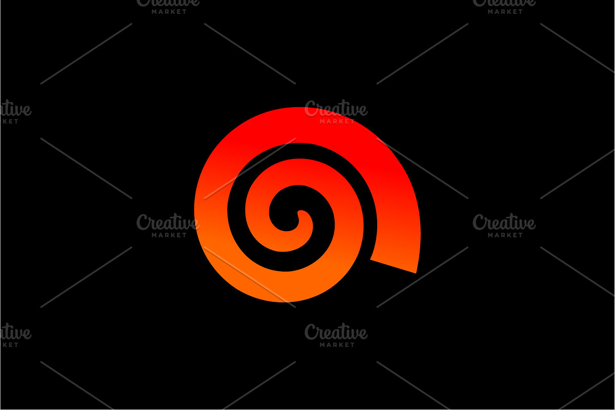 spiral vector logo vector design, a Branding & Logo Template by quadrazo