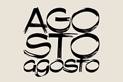 Agosto – Font Kit, a Script Font by Stefano Giliberti | Creative Market
