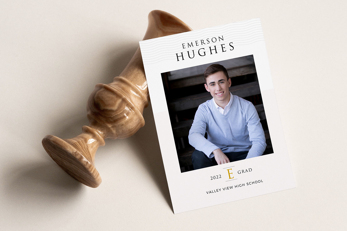 Canva + PS Graduation Invitation, a Card Template by By Stephanie Design