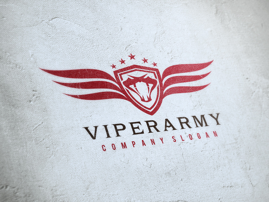 Viper Army Logo, a Branding & Logo Template by Vectorwins Premium Shop