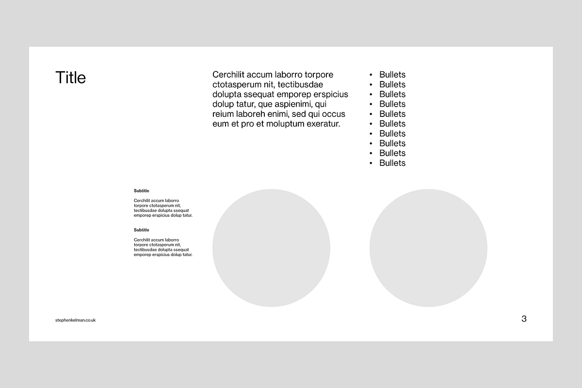 Slide Deck Grid System for Adobe InDesign