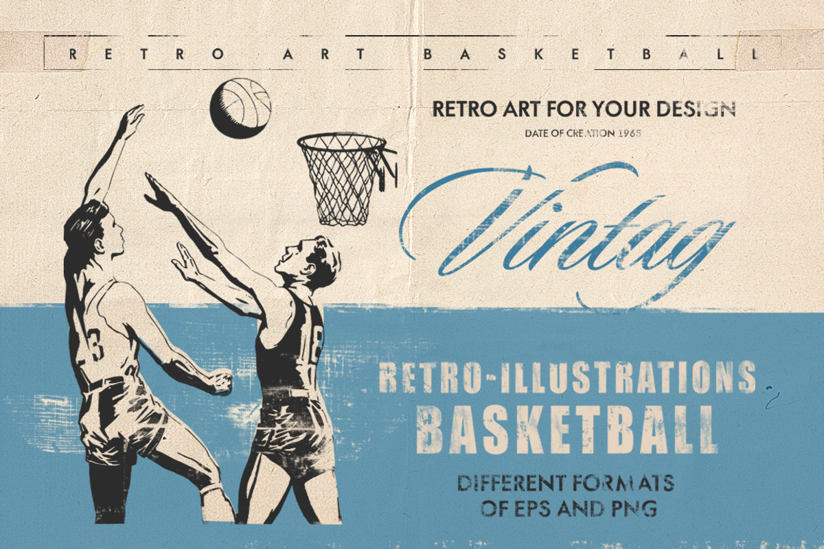 Retro Basketball, an Illustration by Retro Machine