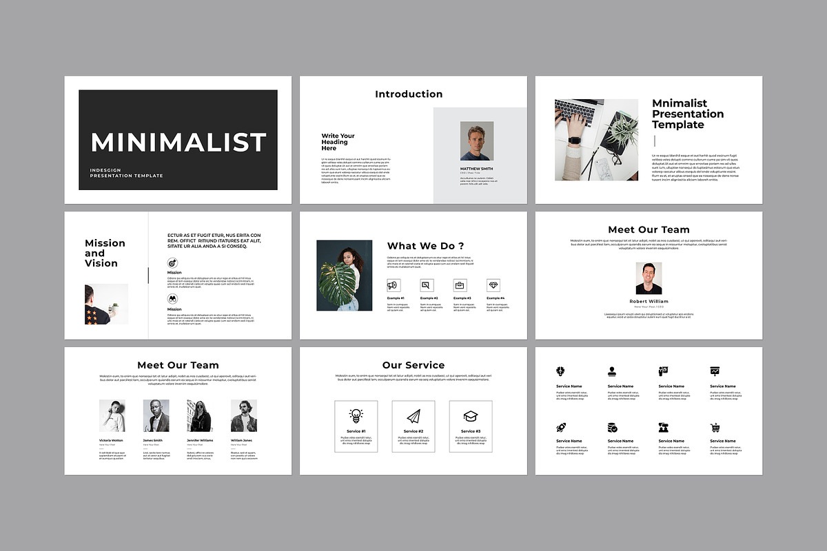 Minimalist Presentation Template, a Presentation Template by ...