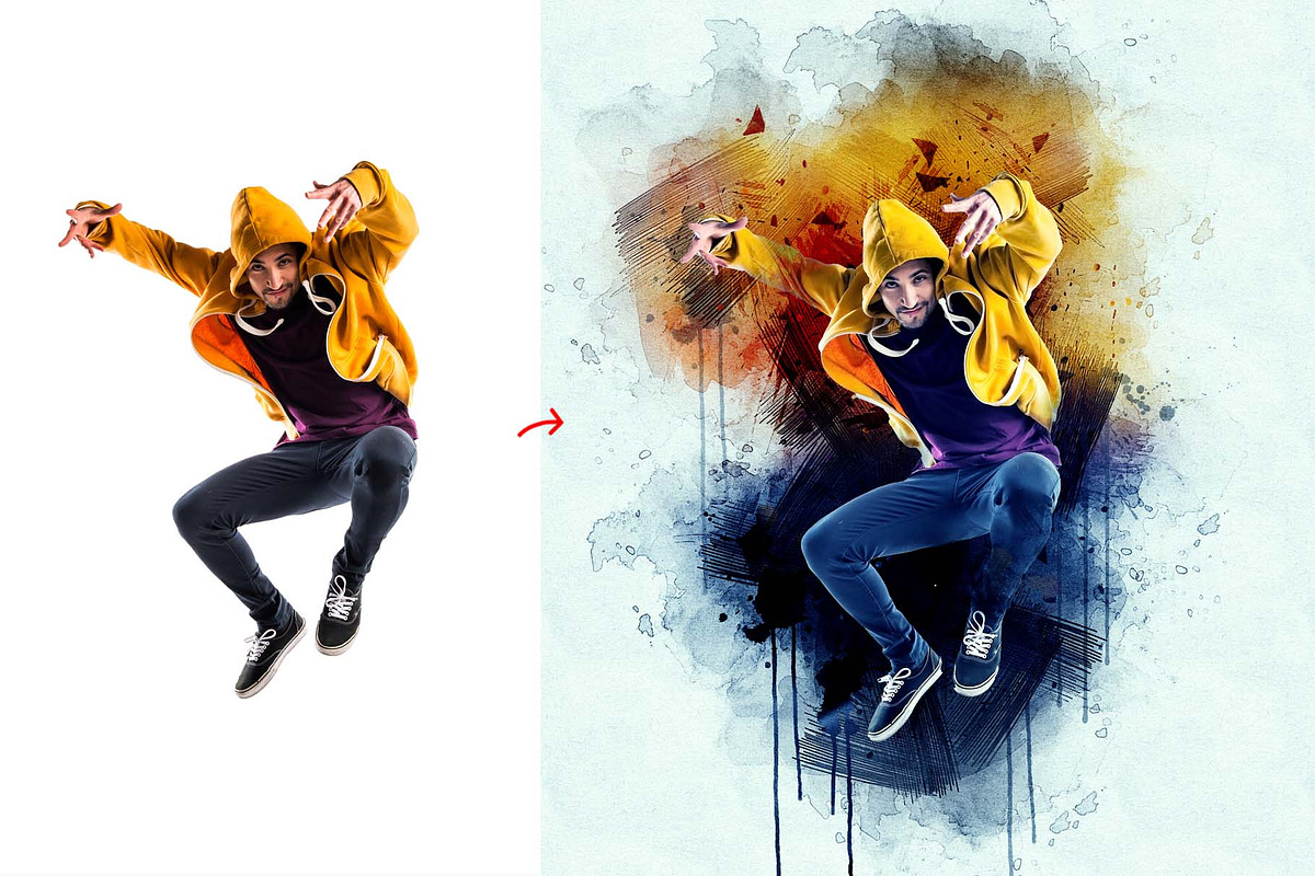 Photo color Replace art Effect, an Action Add-On by MRI STUDIO