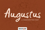 Augustus - A Handmade Font, a Script Font by Bouchard Designs