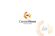 Center Wave Logo Template, a Branding & Logo Template by dien96