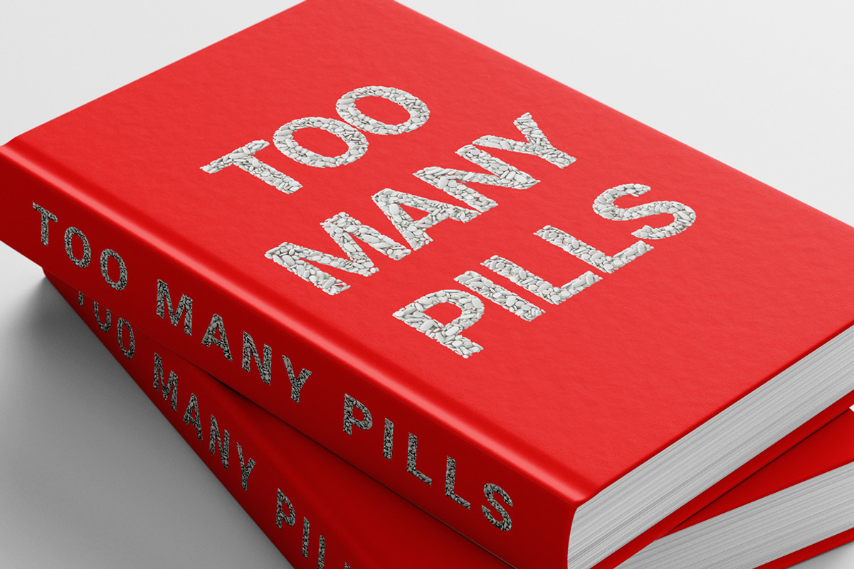 Pills White Font, a Font by Handmadefont