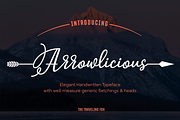 Arrowlicious - Create your own arrow, a Script Font by The Traveling Fox