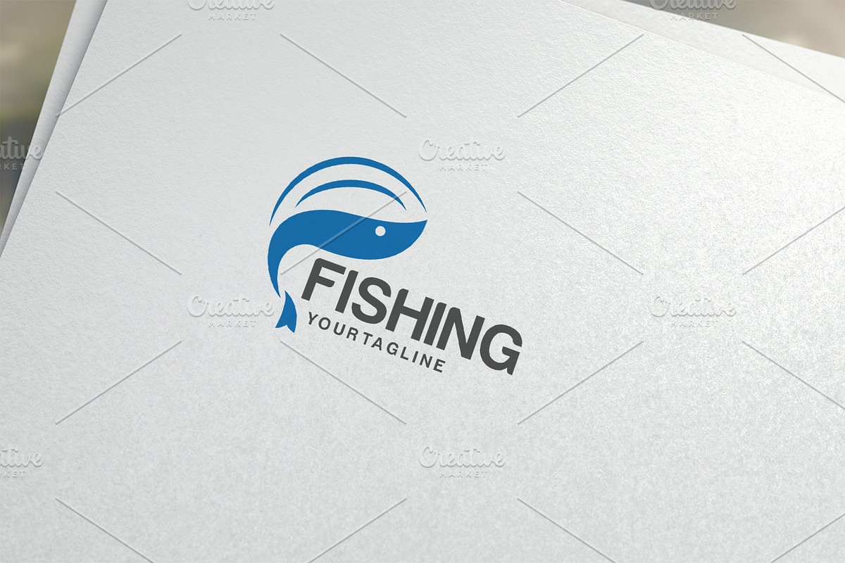 Fishing Channel Logo, a Branding & Logo Template by Sahade Studio