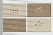 Naomi Minimal Logo Kit Ai,Eps,Psd, a Branding & Logo Template by Feel This