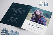 funeral program printing template, a Templates & Theme by TemplateLab