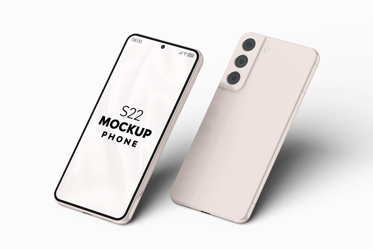S22 Phone Mockup, an iPhone Mockup by UnicDesign