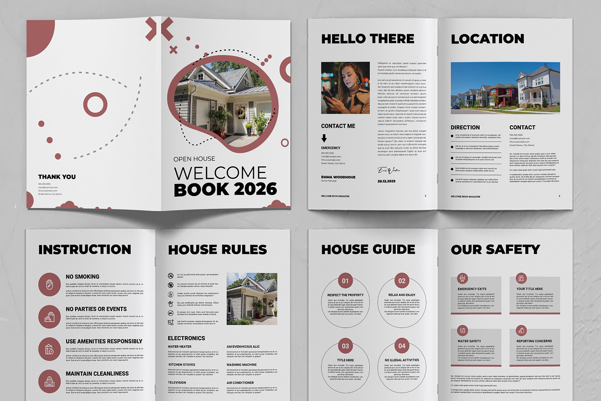 Welcome Book Template