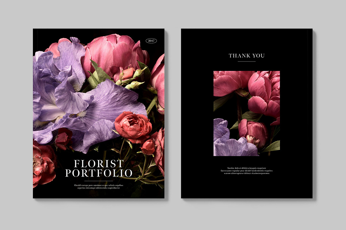 Florist Portfolio Template, a Brochure Template by BrandPacks ...