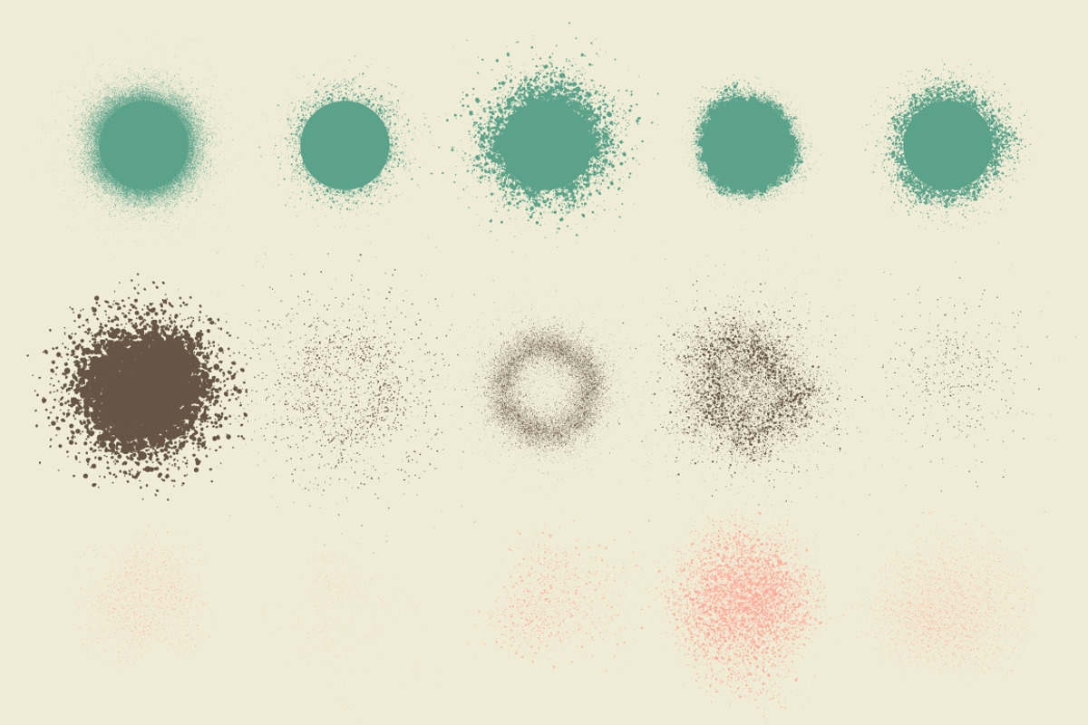 handmade texture vector brushes, a Brush Add-On by kloroform