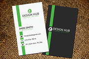 Line Style Corporate Business Card, a Business Card Template by Psd ...