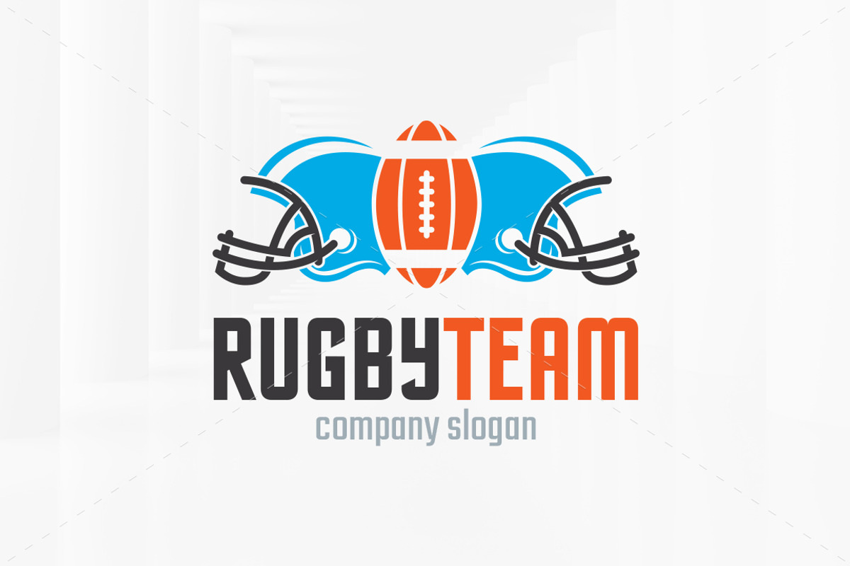 Rugby Team Logo Template, a Branding & Logo Template by LOGOMAGINE