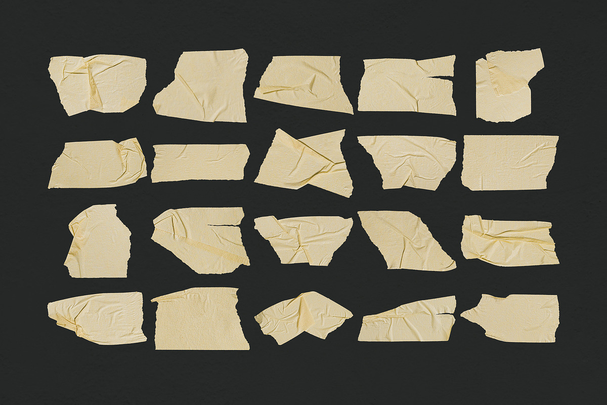 Tape Texture Collection, a Texture Graphic by Gravito