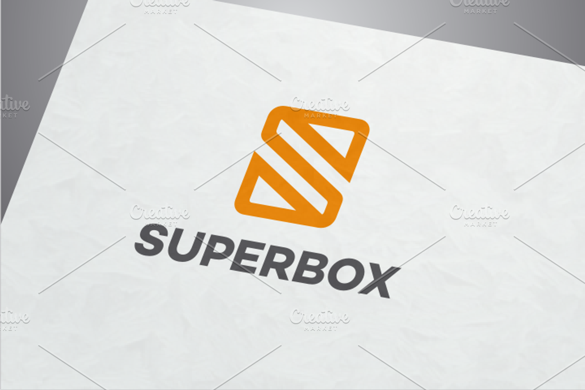 Superbox Abstract Letter S Box Logo, a Branding & Logo Template by yopie