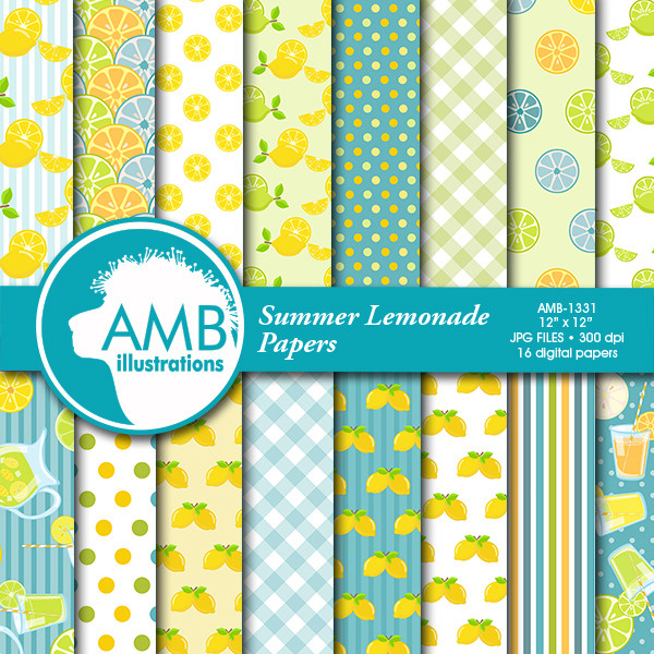 Hot Summer Lemonade, 1331, an Illustration by AMBillustrations