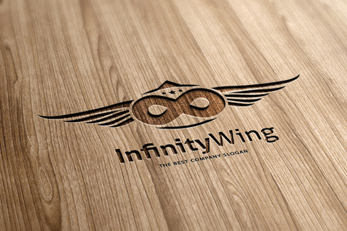 Infinity Wing Logo, a Branding & Logo Template by rotree_man | Creative ...
