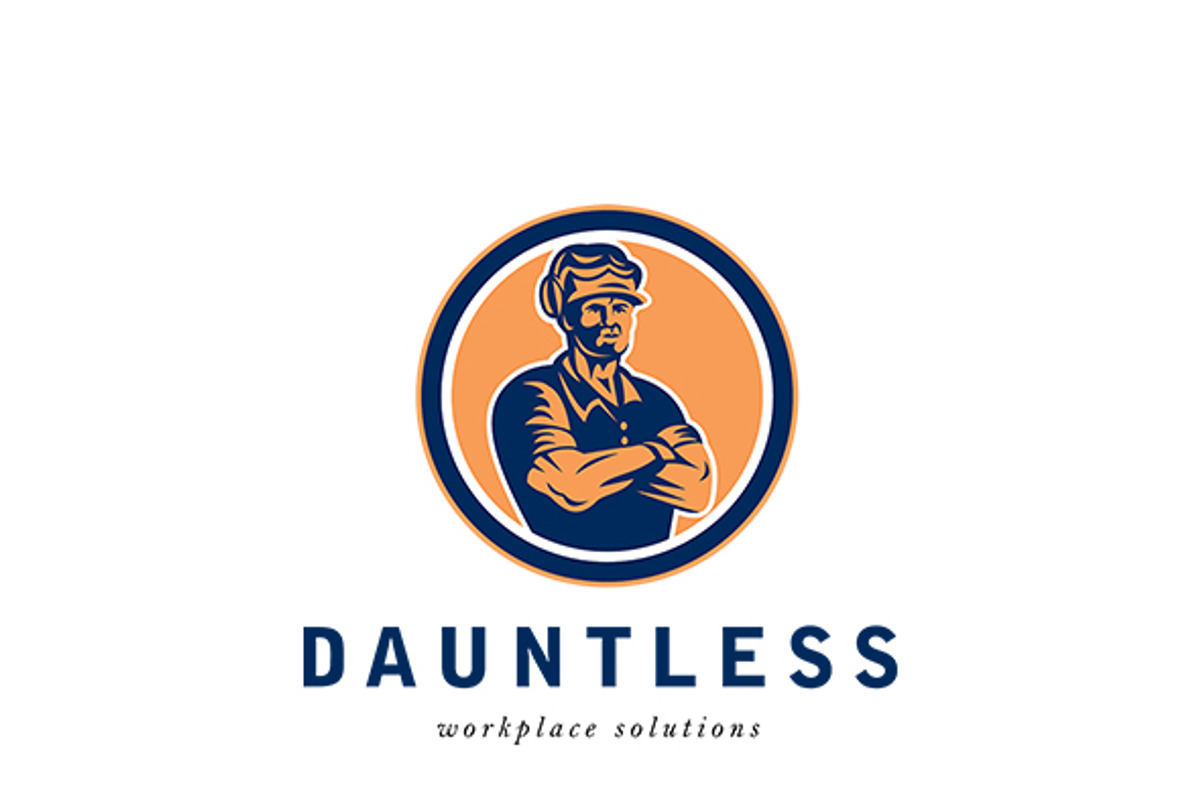 Dauntless Workplace Solution Logo, a Branding & Logo Template by patrimonio